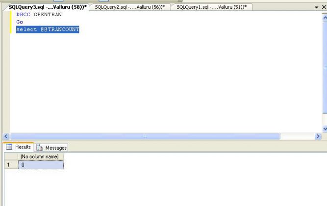 How To Find Active Open Transactions In Sql Server 2008r2 Msbi Guide