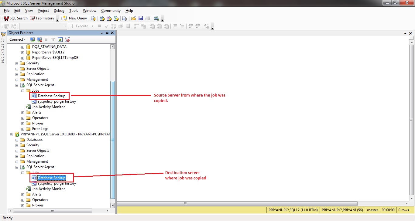 Transfer Jobs Task in SSIS 2008 R2 with Example | Msbi Guide