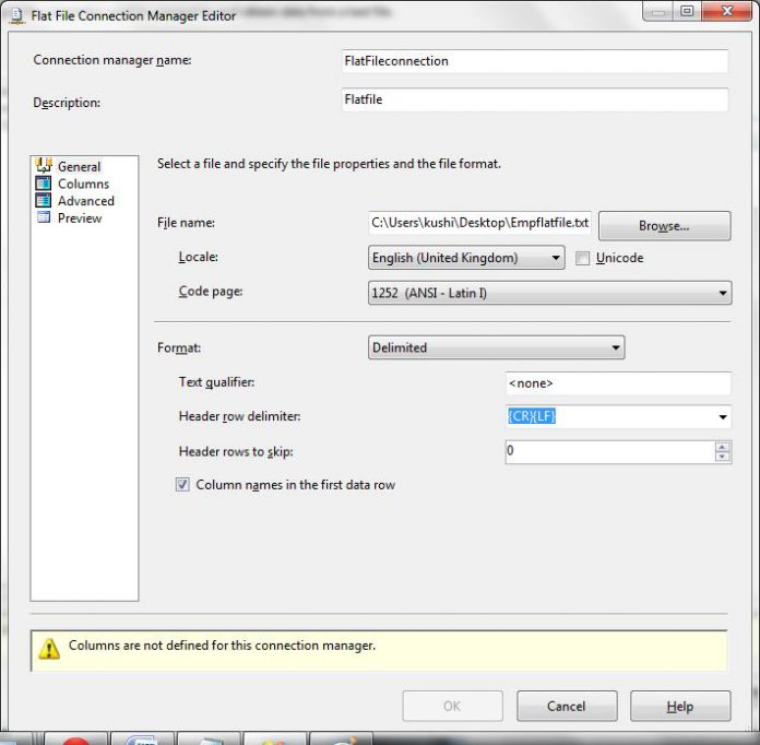 Text Qualifier property in SSIS | Msbi Guide