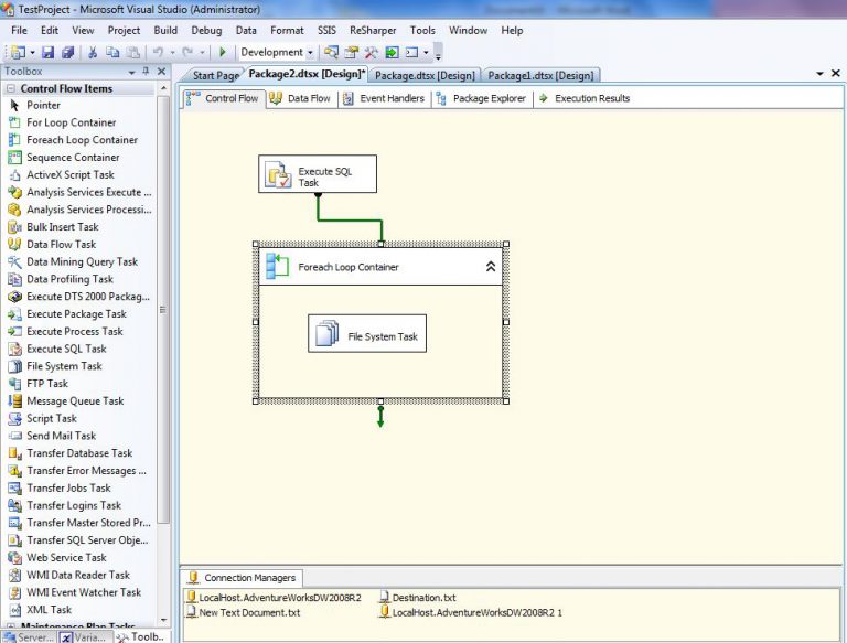 Logging in SSIS (SQL Server Log Provider) | Msbi Guide